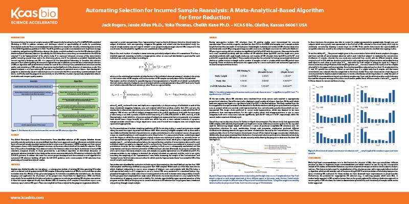 Automating Selection for Incurred Sample Reanalysis: A Meta-Analytical ...